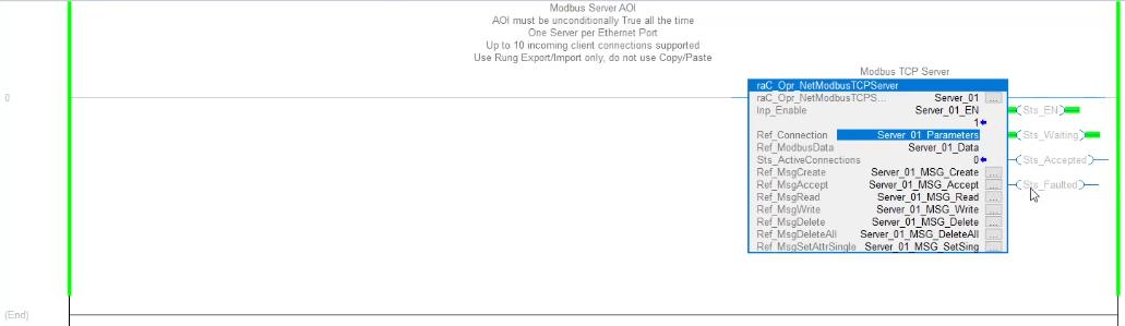 Rockwell CompactLogix plc como servidor Modbus TCP: un tutorial rápido