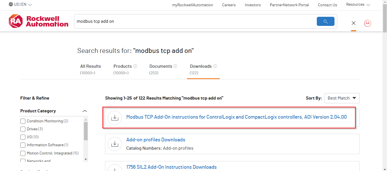 Rockwell CompactLogix PLC as Modbus TCP Server: A Quick Tutorial