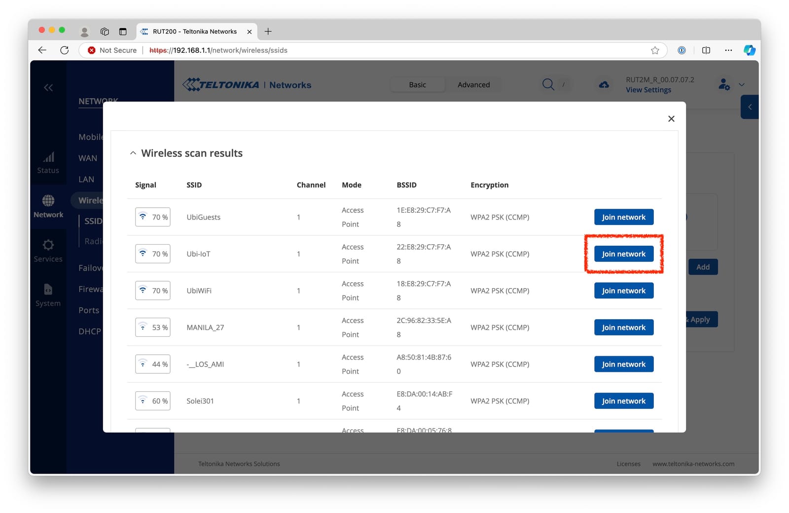 Teltonika RUT240 as a WiFi and 4G LTE Cellular Gateway for Industrial IoT