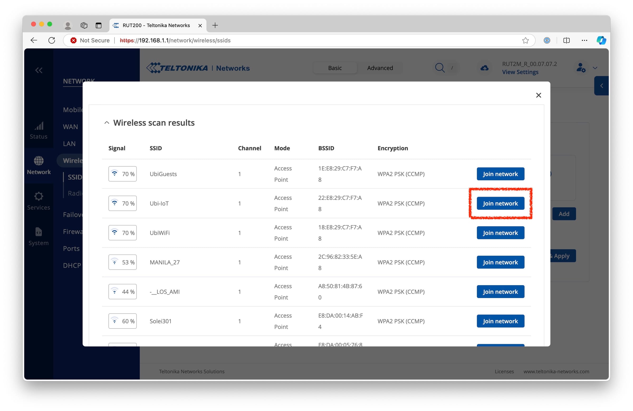 Teltonika RUT240 as a WiFi and 4G LTE Cellular Gateway for Industrial IoT