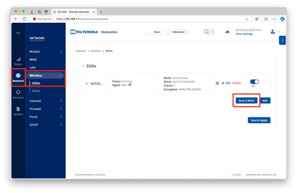 Teltonika RUT240 as a WiFi and 4G LTE Cellular Gateway for Industrial IoT
