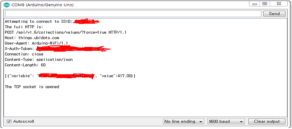 [SOLVED] Using WiFi Shield, send to data ubidatos - IoT Devices - Ubidots Community