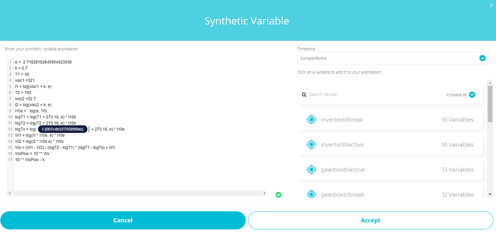 [SOLVED] Synthetic variable does not work - Data management - Ubidots Community