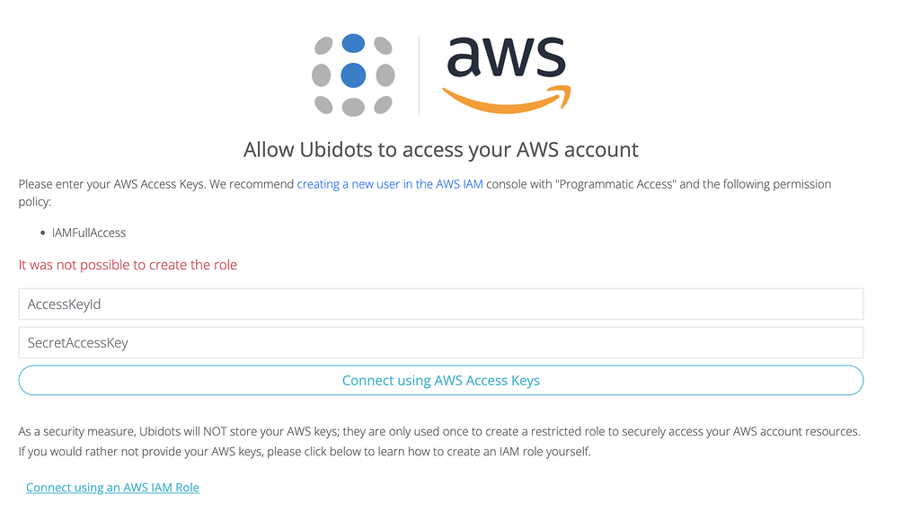Backup Ubidots data to AWS S3 - Bug reports - Ubidots Community