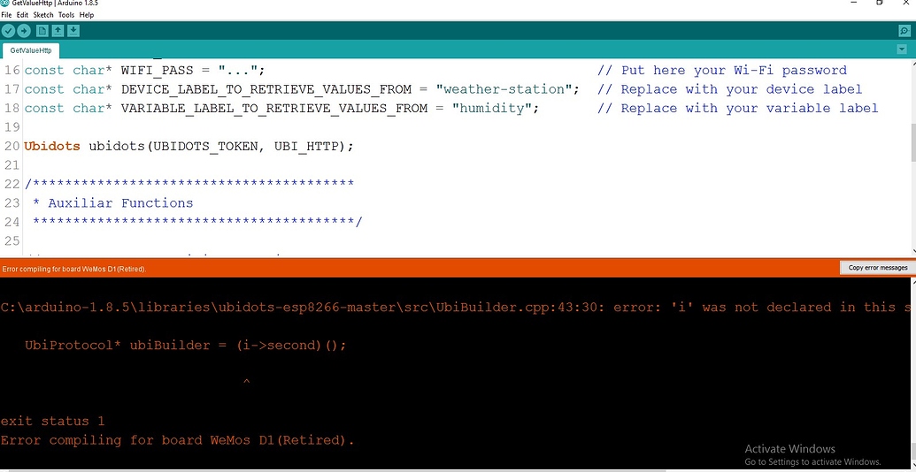 Solved Error With Ubidots Esp8266 Master Iot Devices Ubidots Community